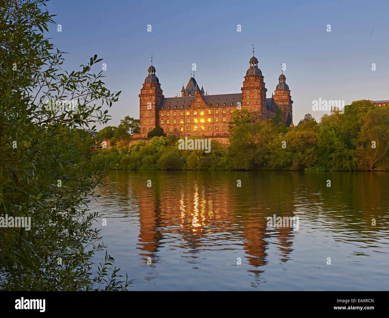 Schloss Johannisburg Castle, Aschaffenburg, Germany Stock Photo - Alamy