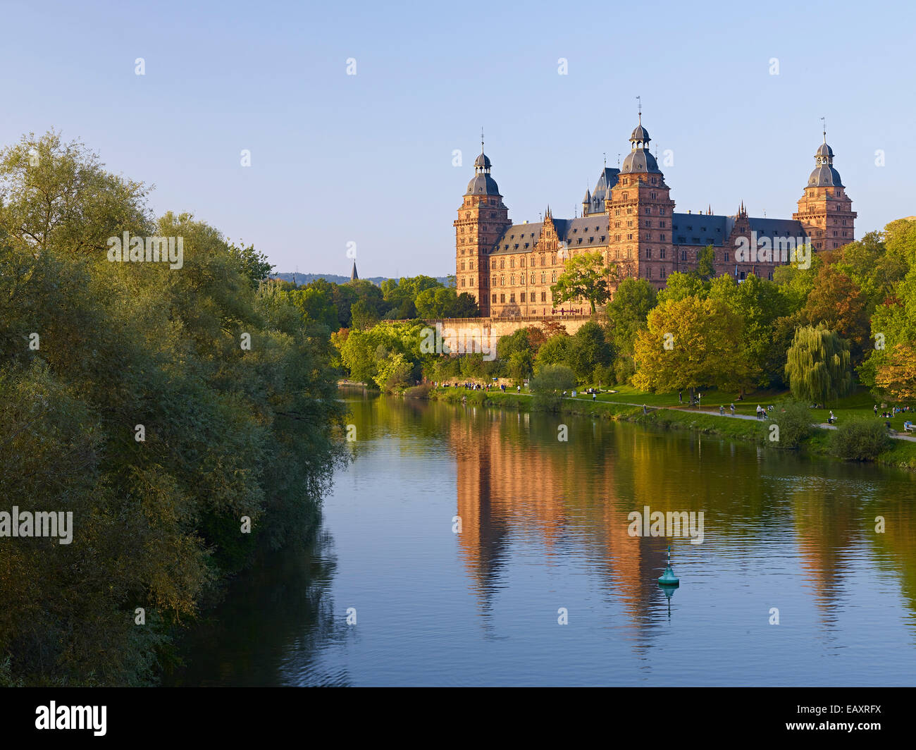Schloss Johannisburg Castle, Aschaffenburg, Germany Stock Photo - Alamy