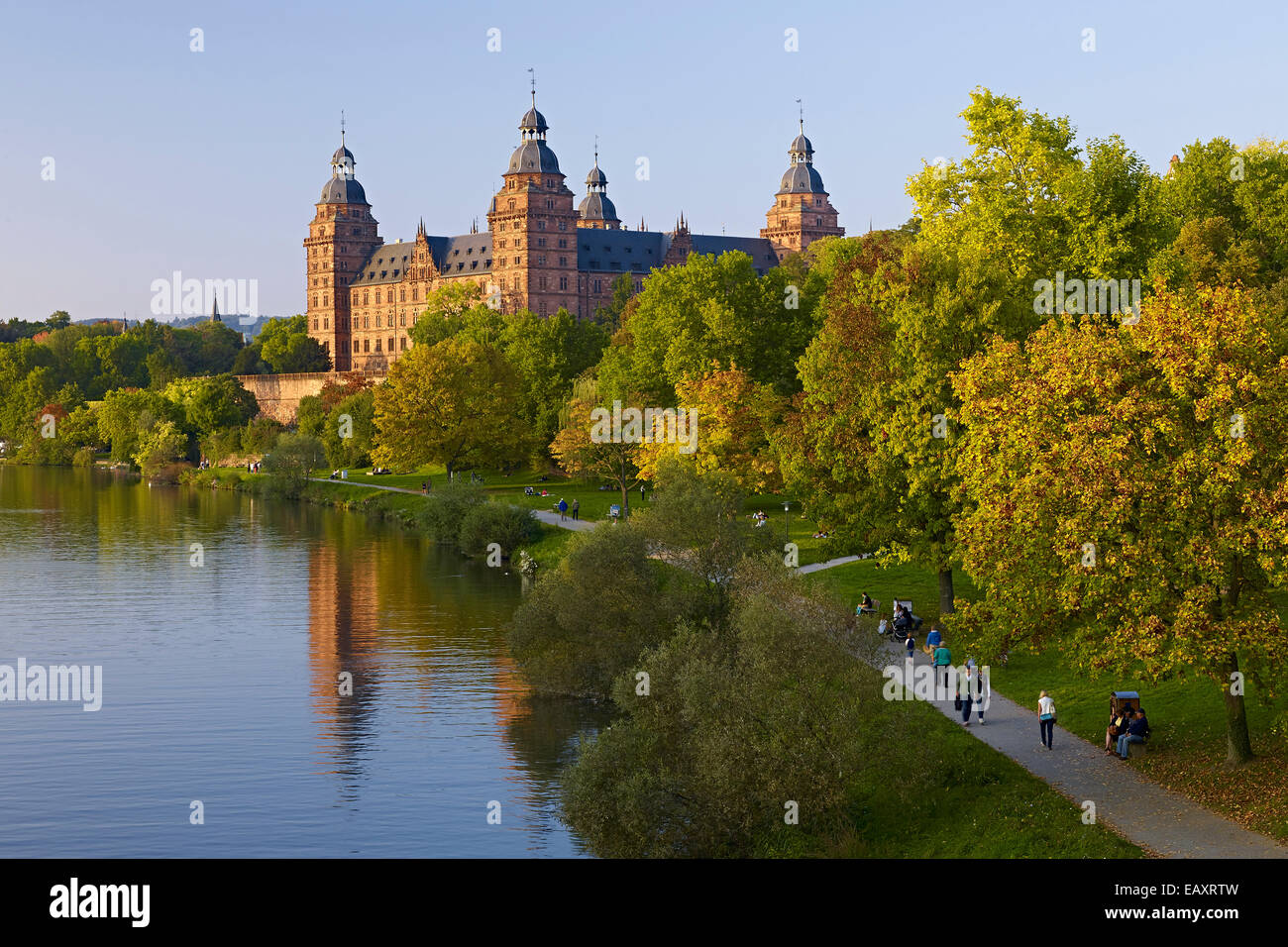 Schloss Johannisburg Castle, Aschaffenburg, Germany Stock Photo - Alamy