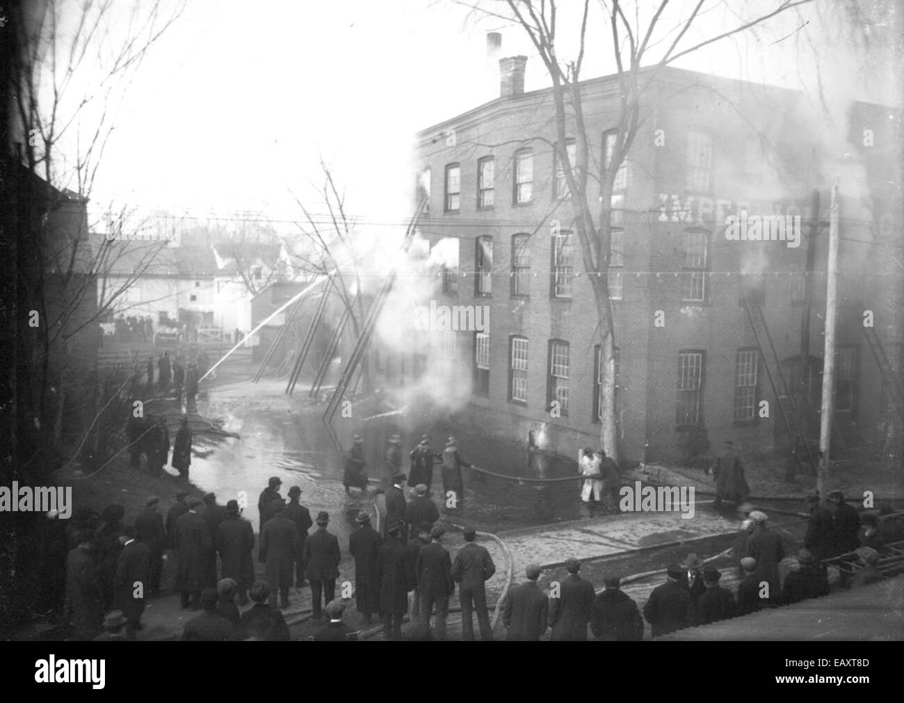 Fire department company Black and White Stock Photos & Images - Alamy