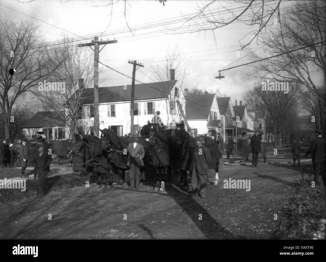 A fire occurred in a house at the corner of Wilson and Davis Streets in ...