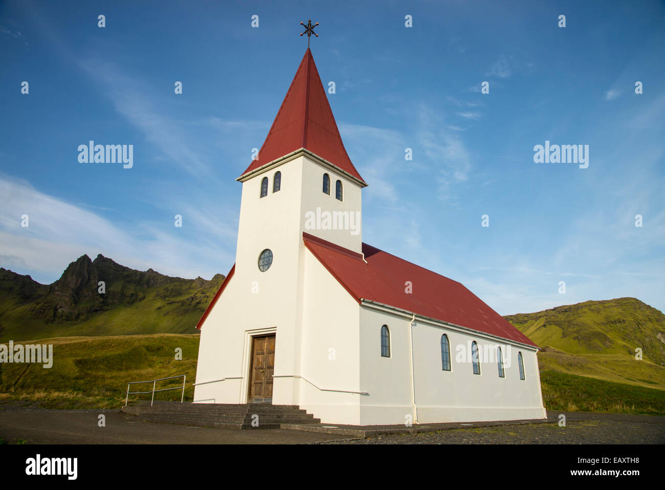 Vik church hi-res stock photography and images - Alamy