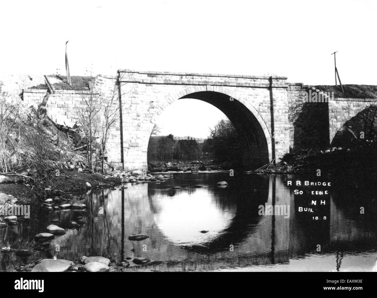 New railroad bridge Black and White Stock Photos & Images - Alamy