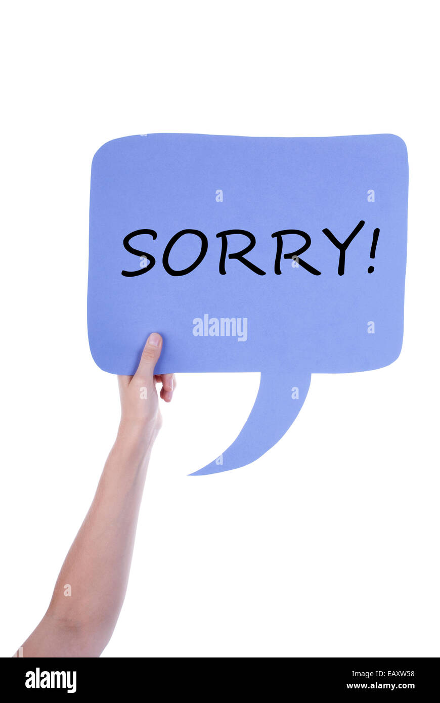 Apology abstract hi-res stock photography and images - Alamy