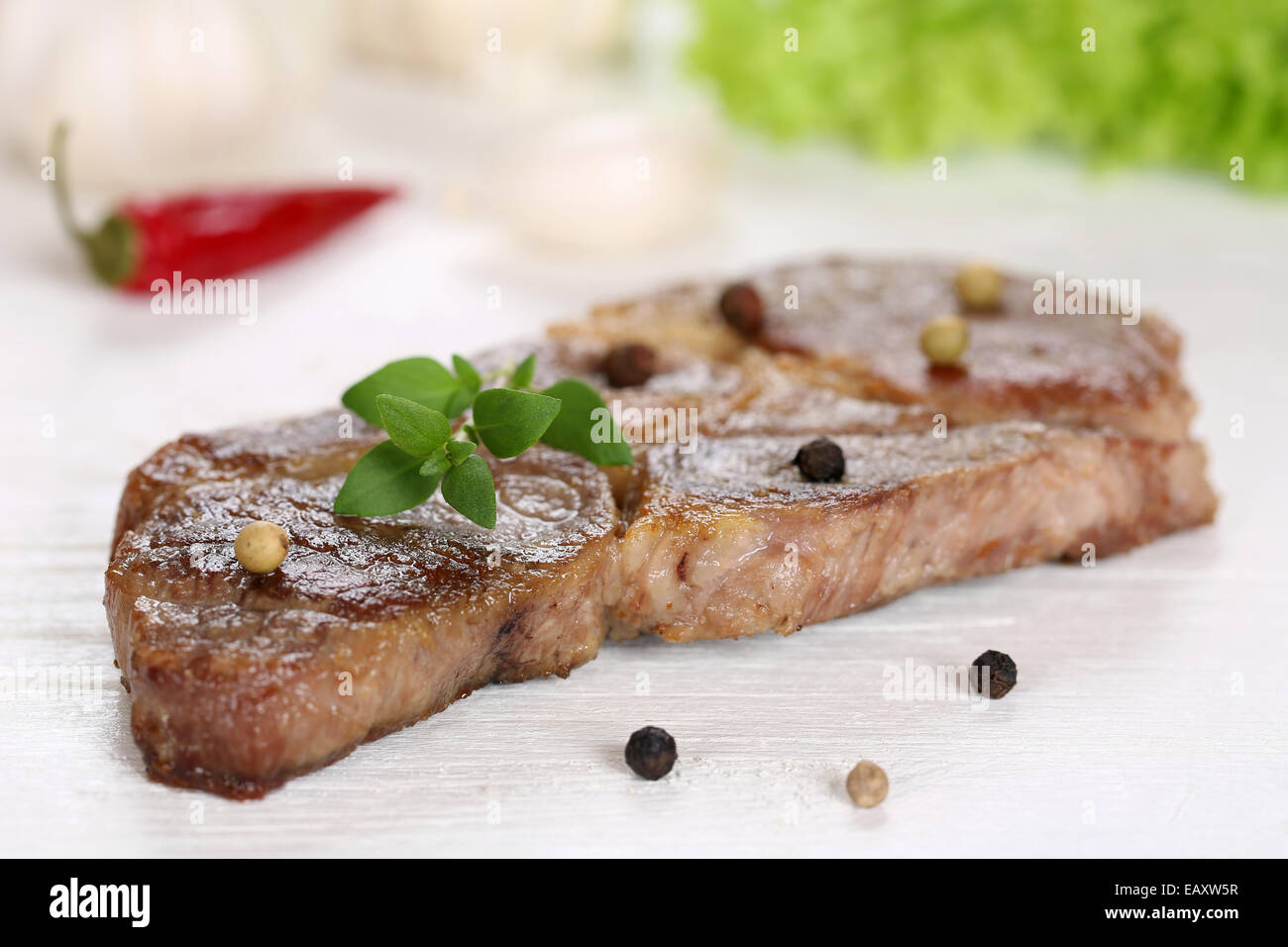 Chop steak hi-res stock photography and images - Alamy