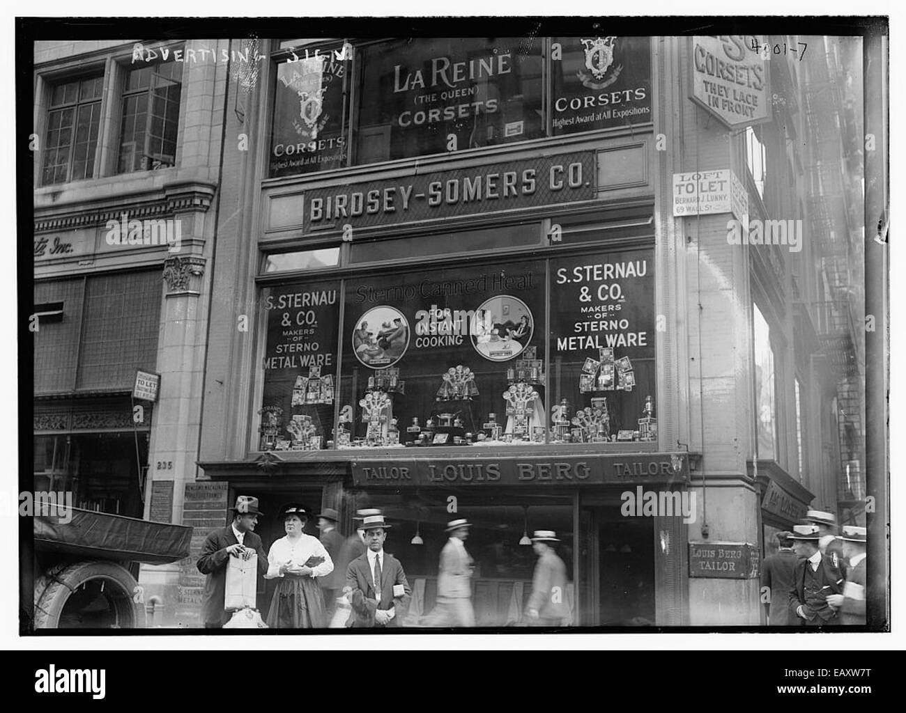 The advertising sign 149 is an example of vintage commercial signage ...