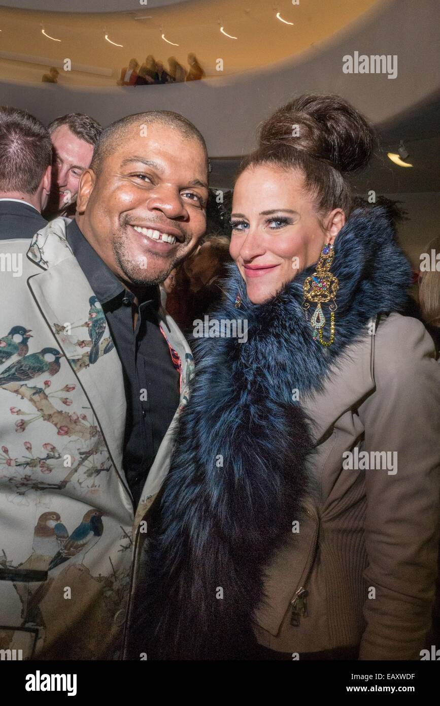 New York, NY, USA. 20th Nov, 2014. Kehinde Wiley, Stacy Engman at ...