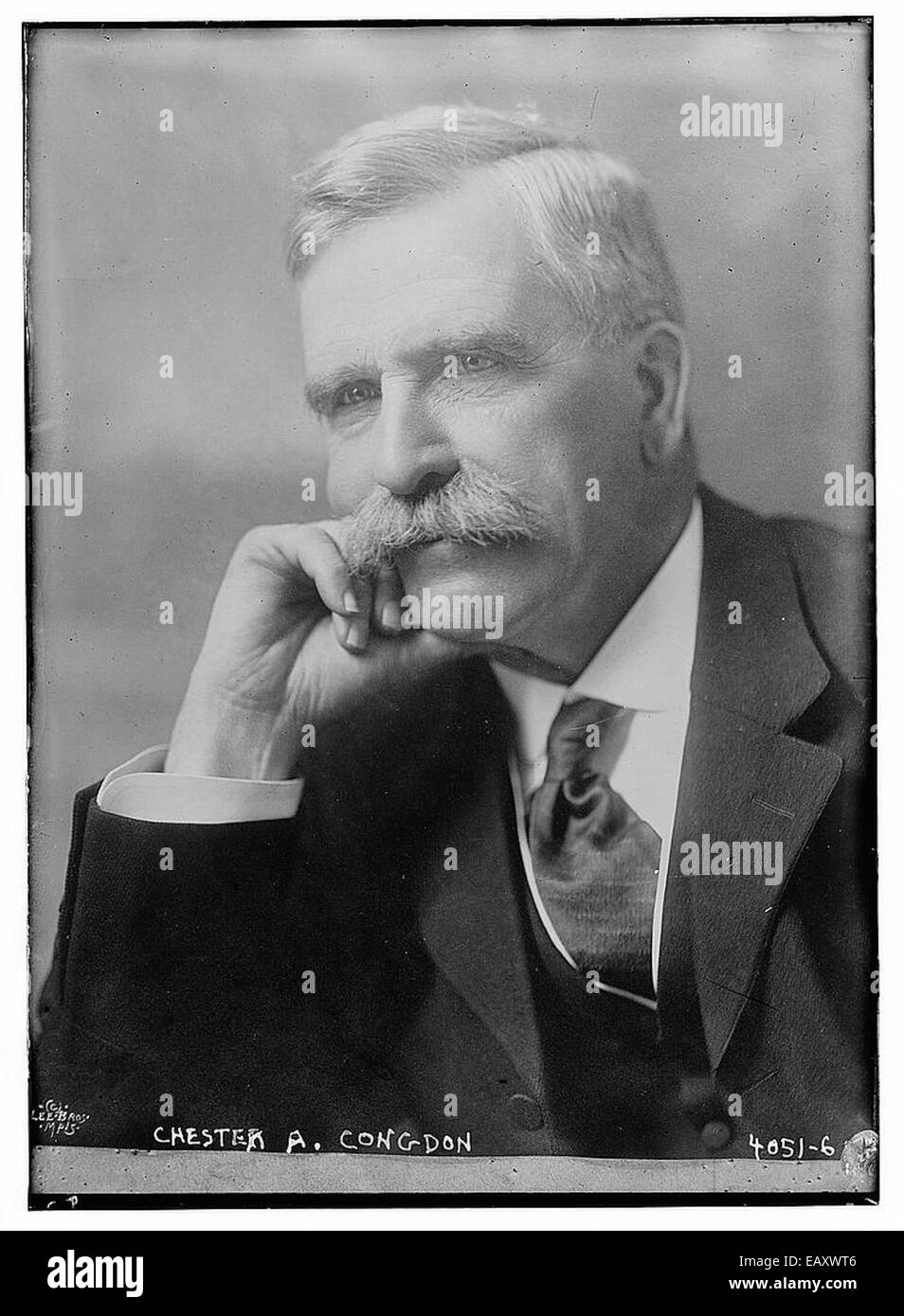 A historical image of Chester A. Congdon, an influential figure in the ...