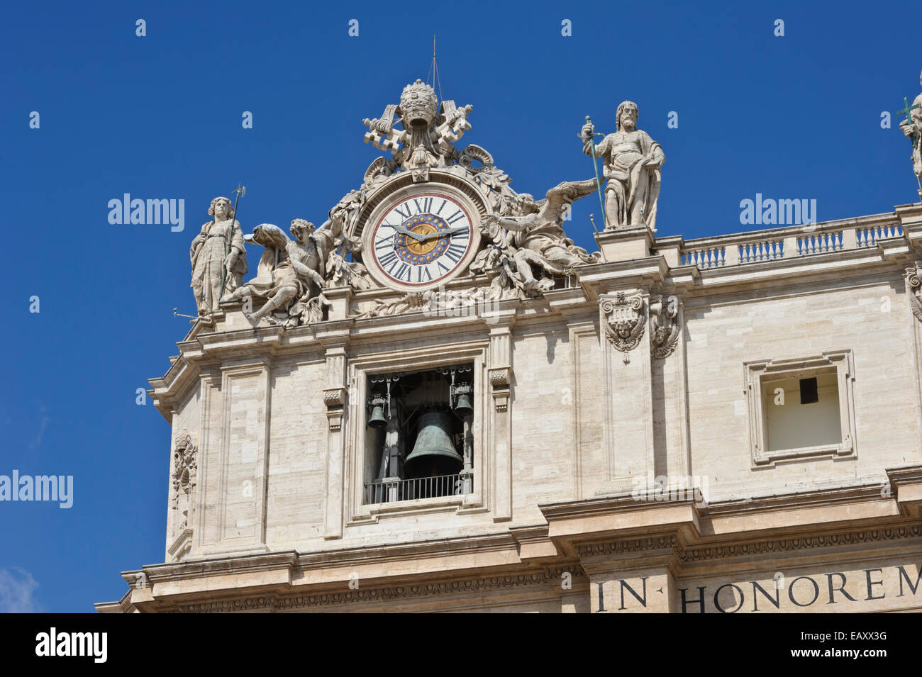 St peter basilica bell rome hi-res stock photography and images - Alamy