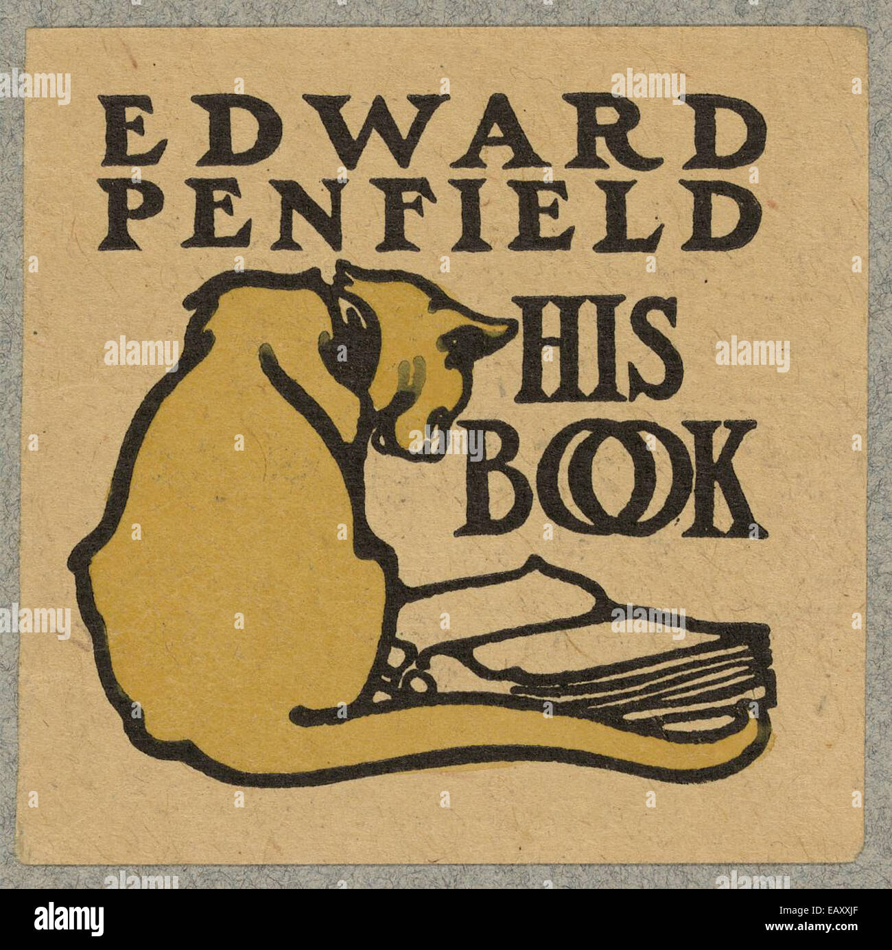 Edward Penfield, his book 154 Stock Photo - Alamy