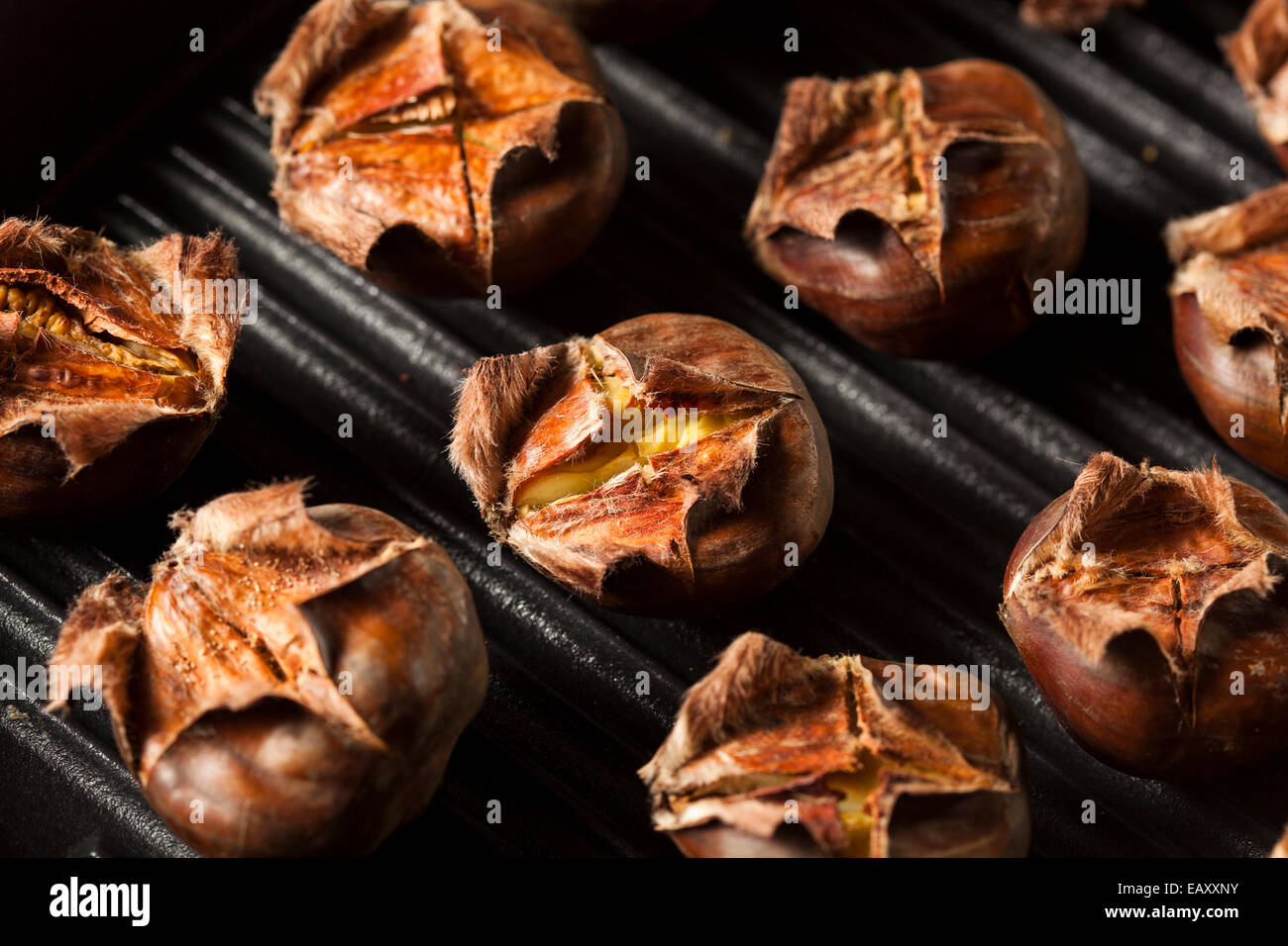 Roasted Chestnuts Ready To Eat High Resolution Stock Photography and ...