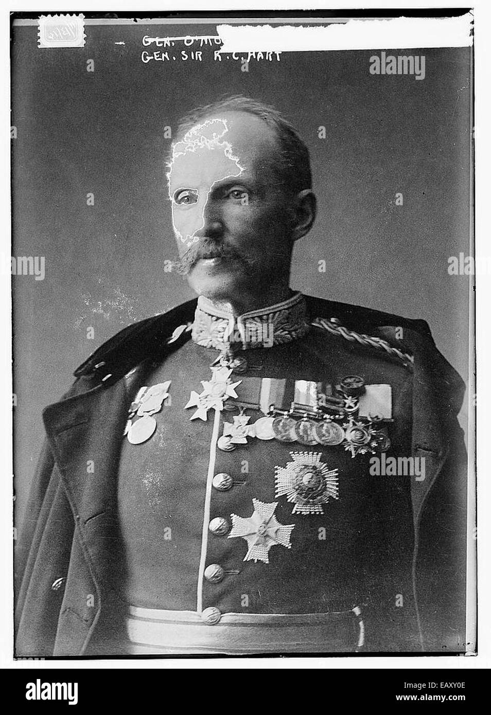 A historical portrait of General Sir RC Hart, a prominent British ...