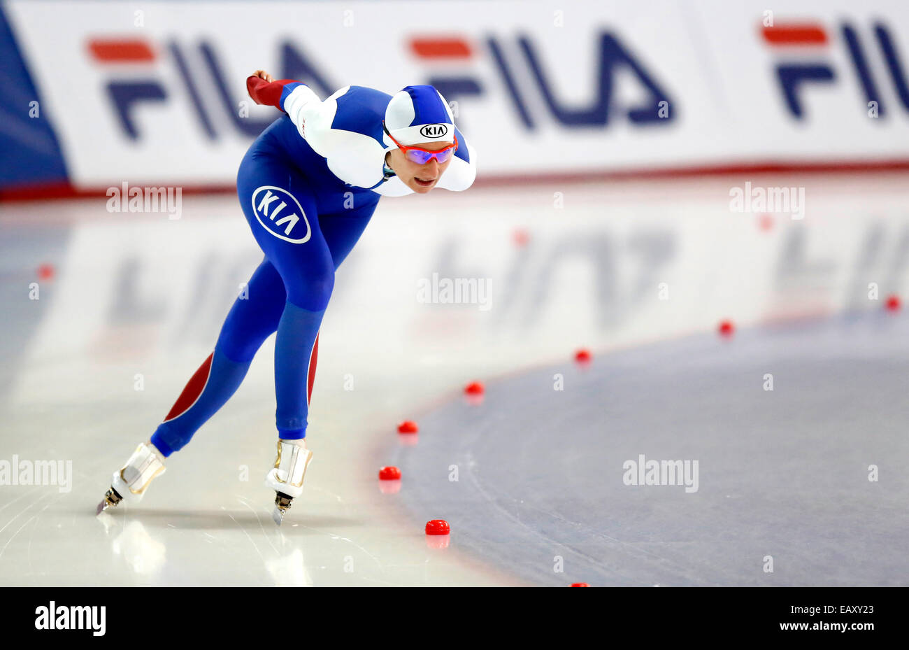 Seoul, South Korea. 21st Nov, 2014. Anna Chernova (RUS) Speed Skating ...