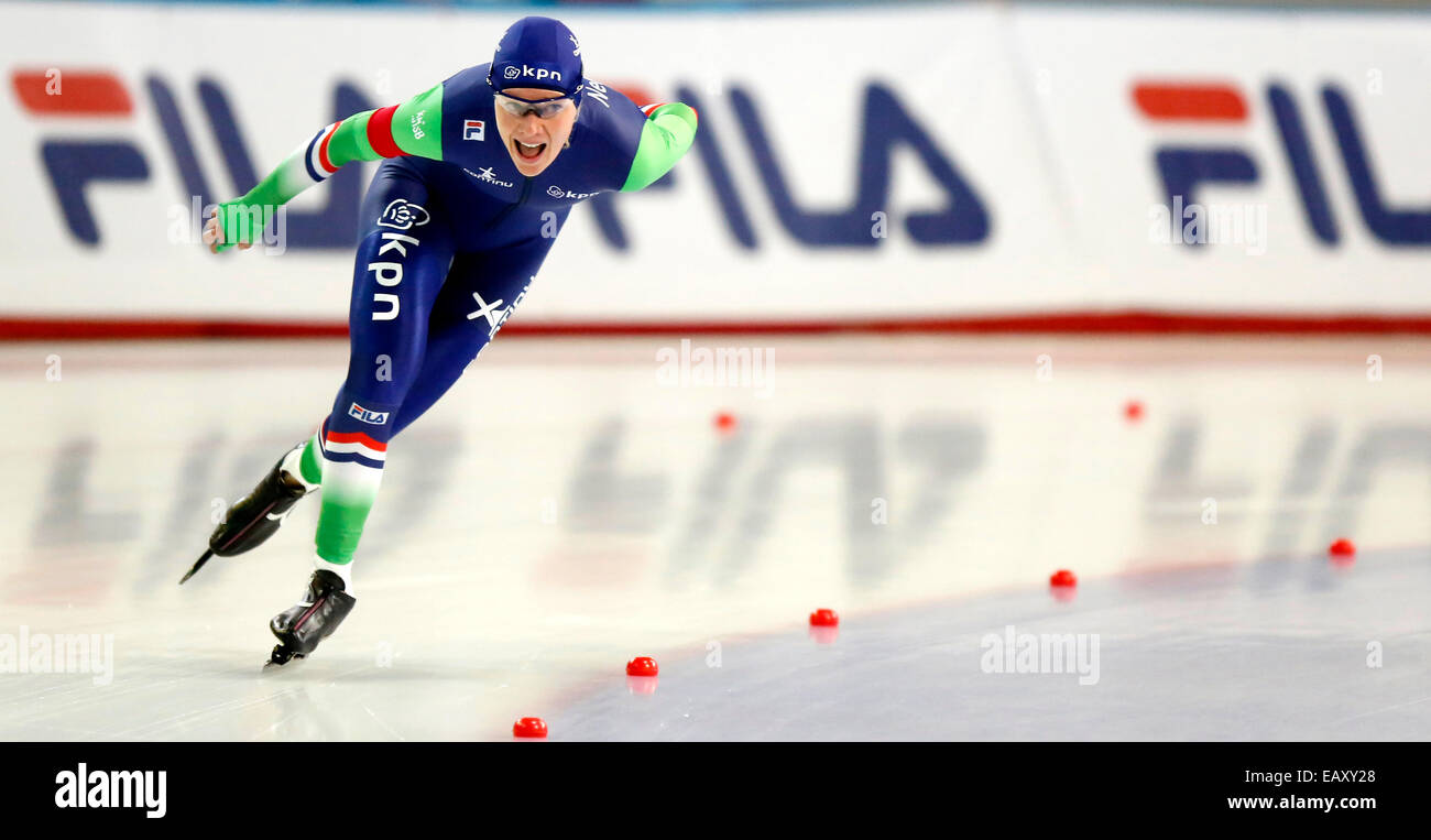 Seoul, South Korea. 21st Nov, 2014. Yvonne Nauta (NED) Speed Skating ...