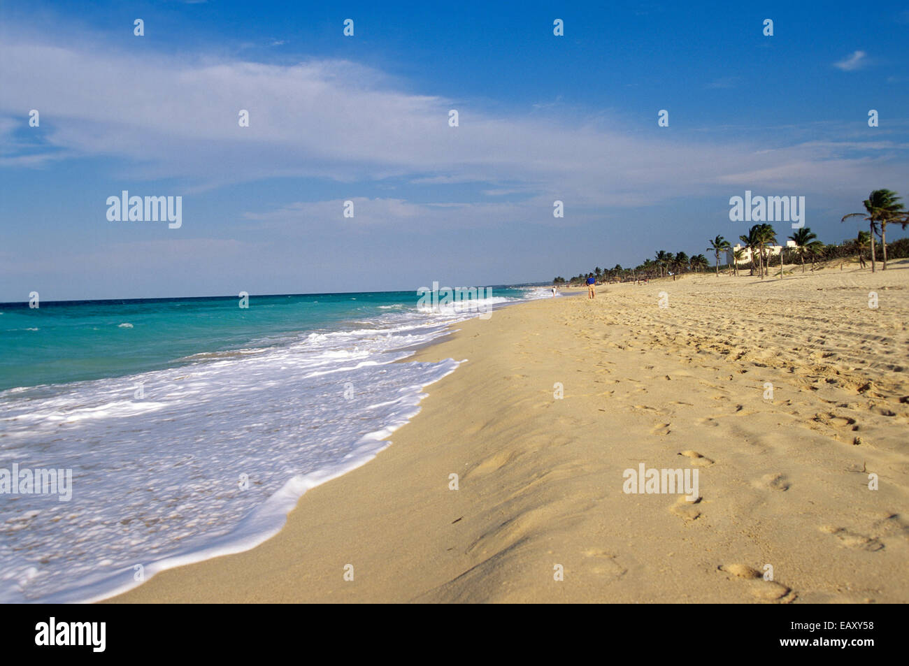 Havana's east beach, Playa de Santa Maria del Mar, Cuba, Caribbean ...