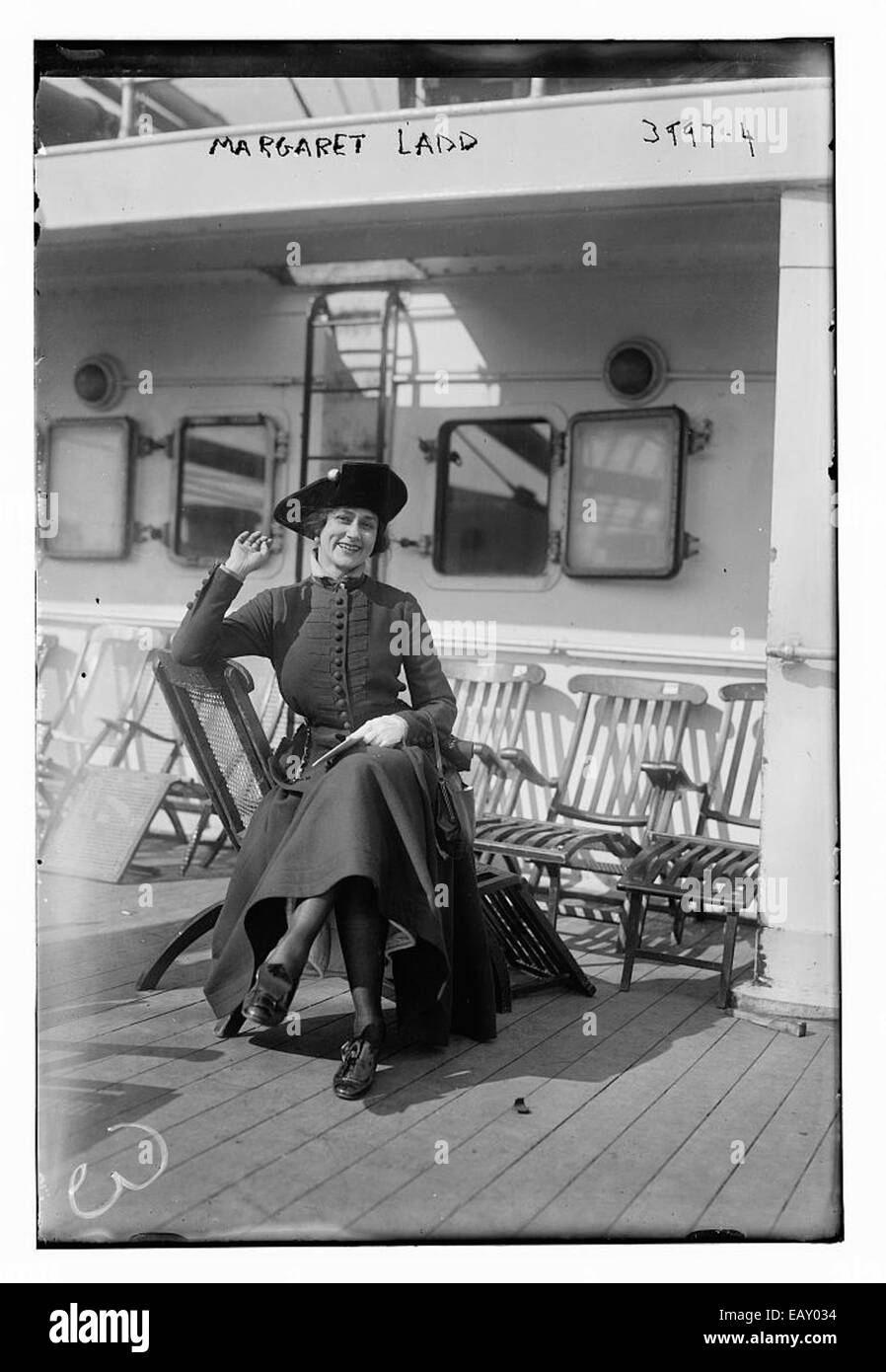 The artwork by Margaret Ladd showcases the artist's distinctive style ...