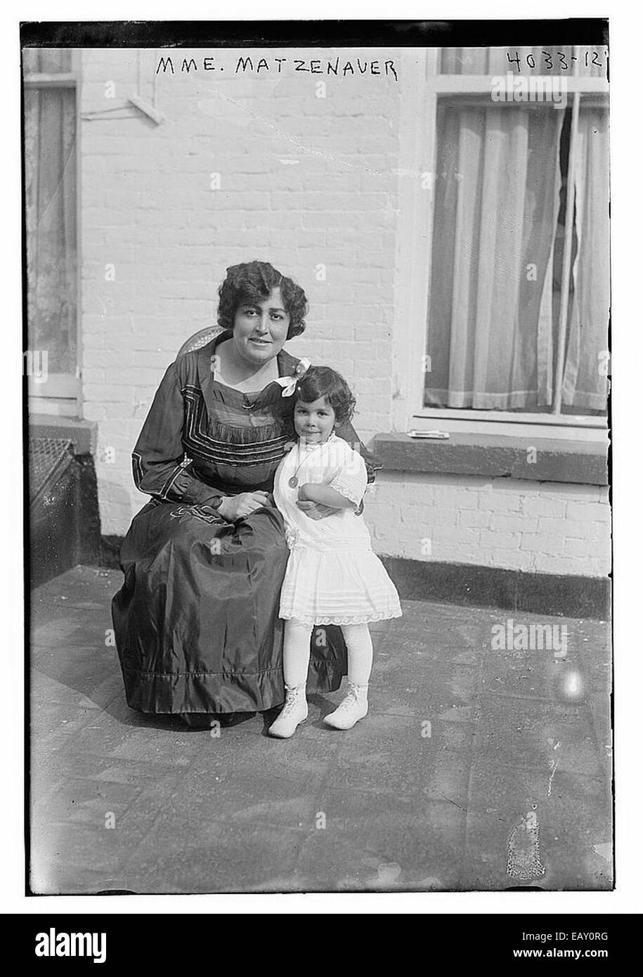 This portrait of Mme Matzenauer, numbered 152, is a depiction of the ...