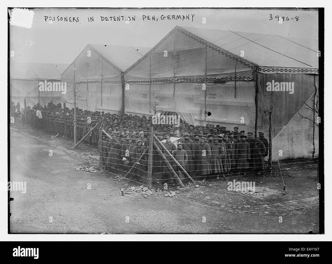 This historical image from World War II depicts 147 prisoners in a ...