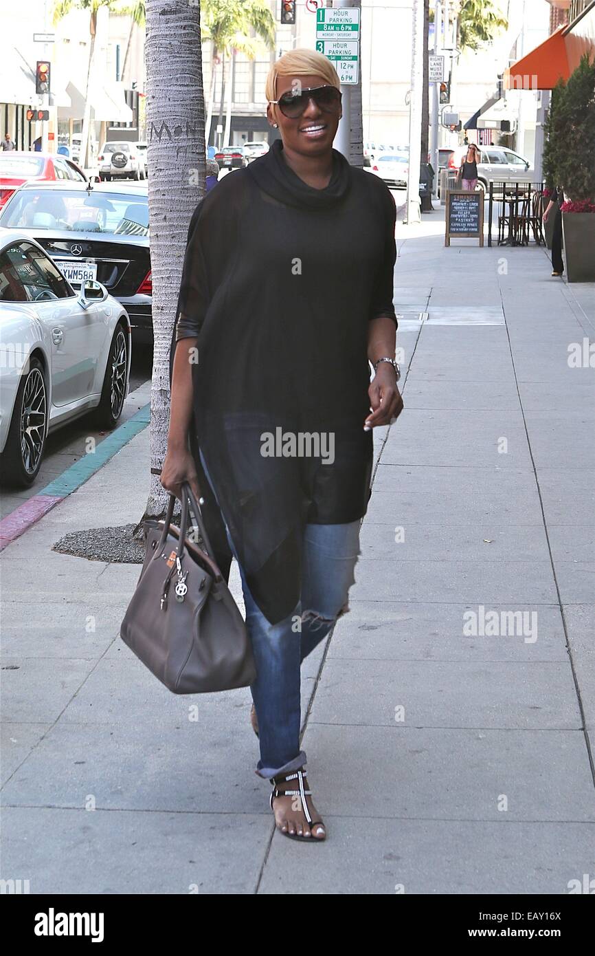 Nene leakes leaves beverly hills hi-res stock photography and images ...