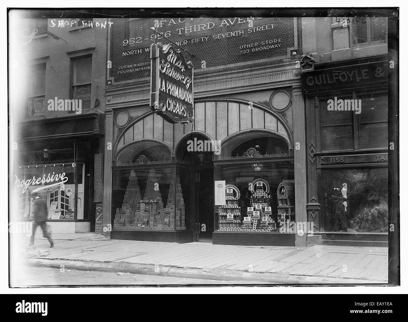 A historic photo of Shop Front 148, showcasing the architectural design ...