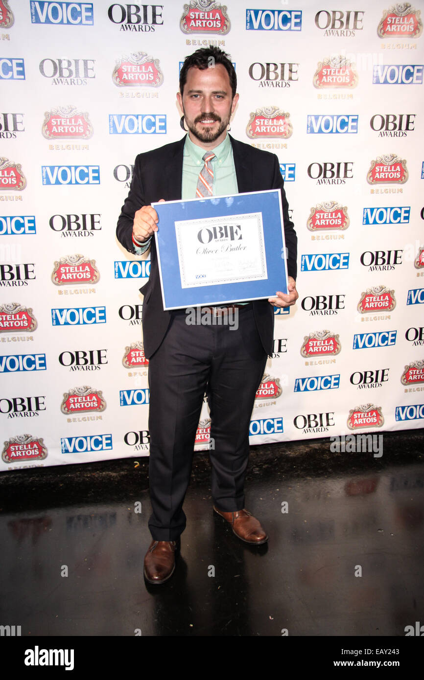 The 59th Annual OBIE Awards held at Webster Hall. Featuring: Oliver ...