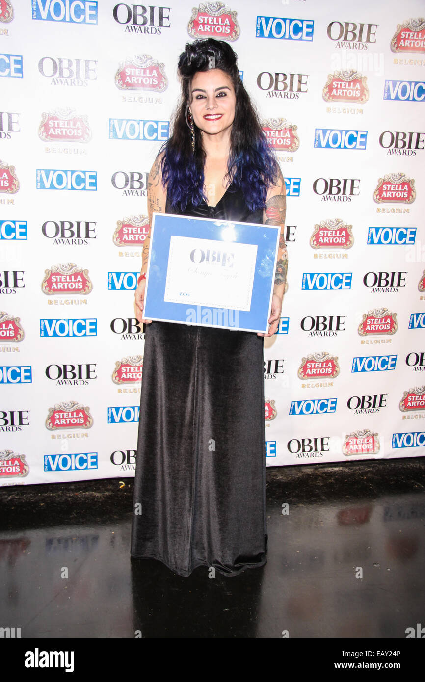 The 59th Annual OBIE Awards held at Webster Hall. Featuring: Sonya ...
