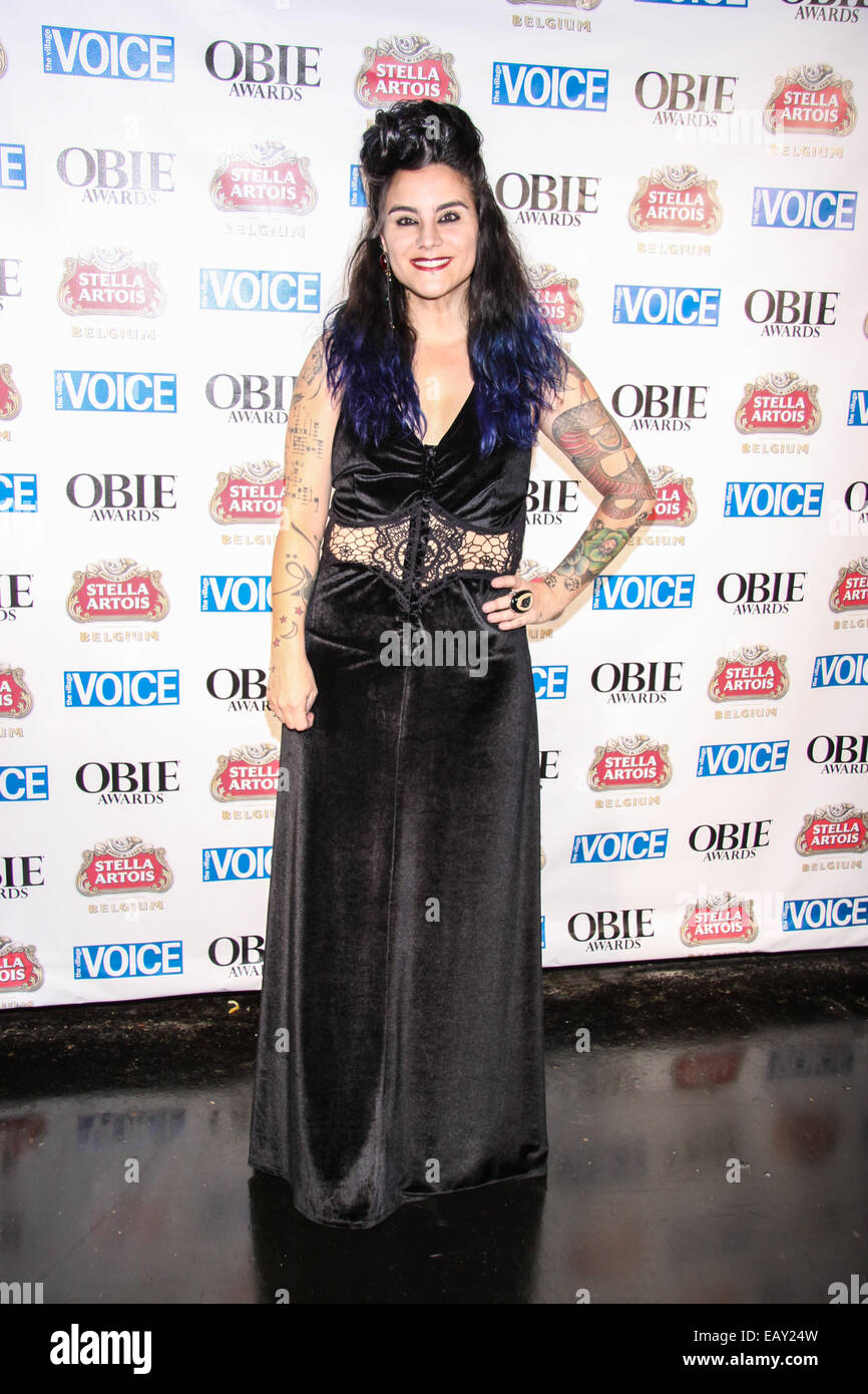 The 59th Annual OBIE Awards held at Webster Hall. Featuring: Sonya ...