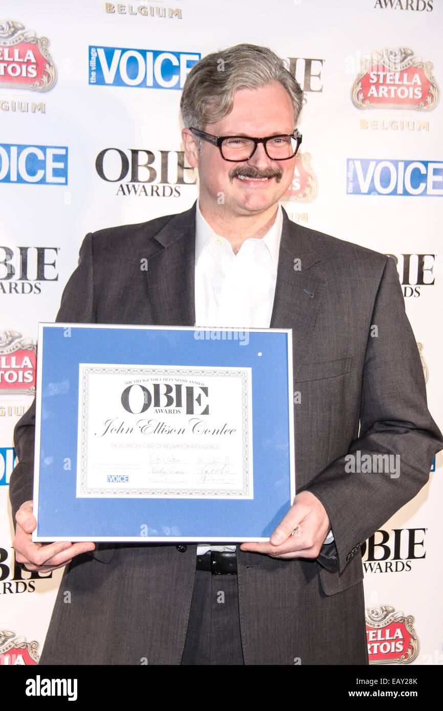 The 59th Annual OBIE Awards held at Webster Hall. Featuring: John ...