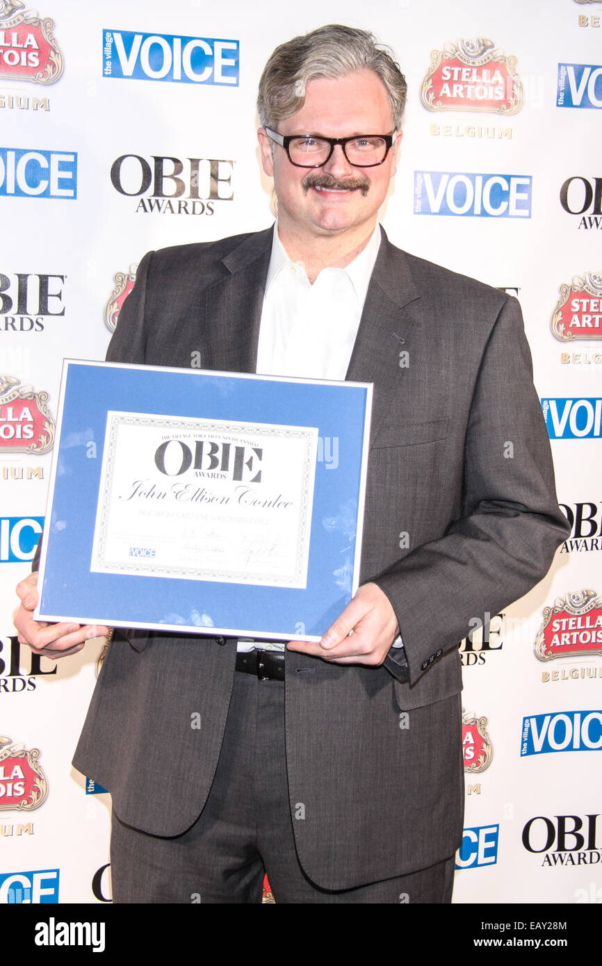 The 59th Annual OBIE Awards held at Webster Hall. Featuring: John ...