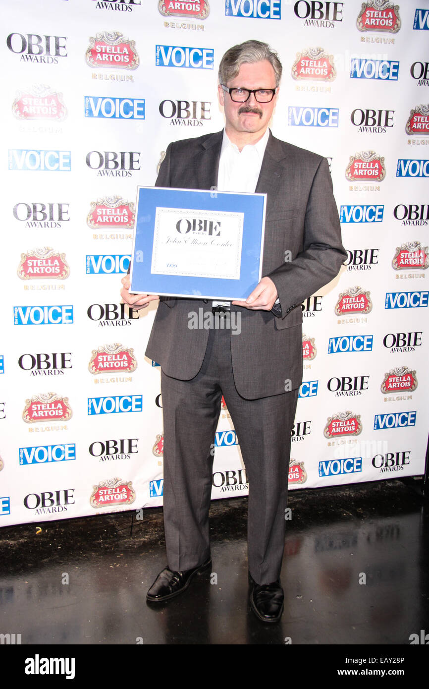 The 59th Annual OBIE Awards held at Webster Hall. Featuring: John ...