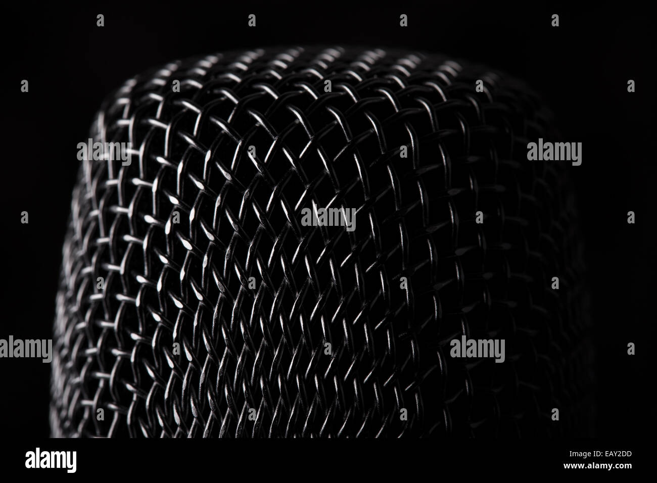 Microphone grill, macro Stock Photo - Alamy