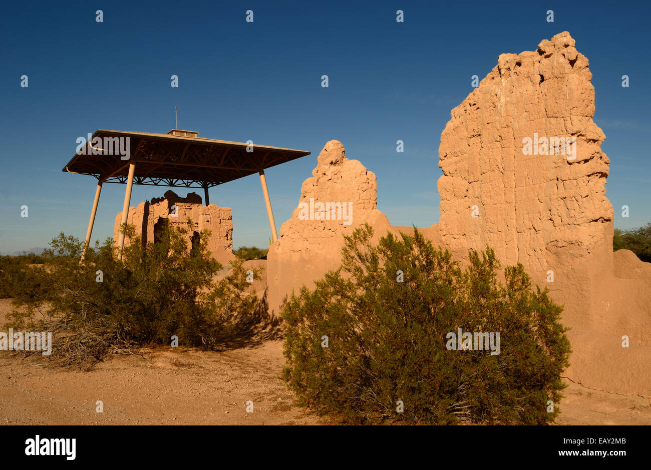 Casa Grande Ruins National Monument, Coolidge AZ Stock Photo - Alamy