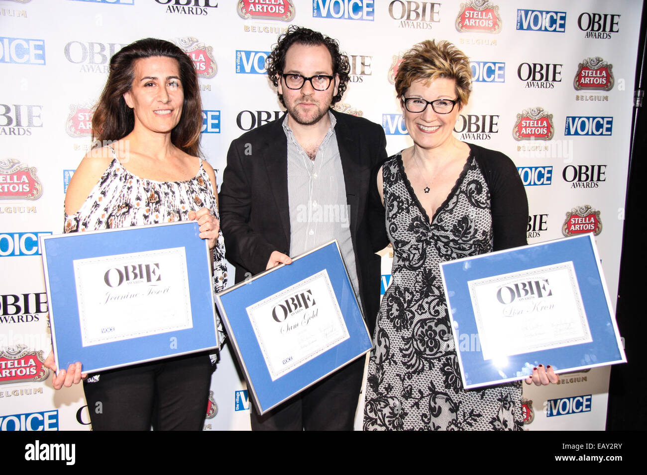 The 59th Annual OBIE Awards held at Webster Hall. Featuring: Jeanine ...