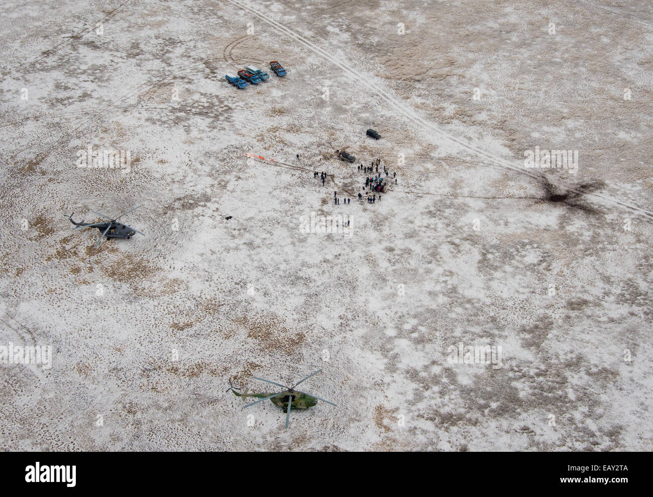 Expedition 41 returns to Earth with a Soyuz TMA-13M capsule landing in ...