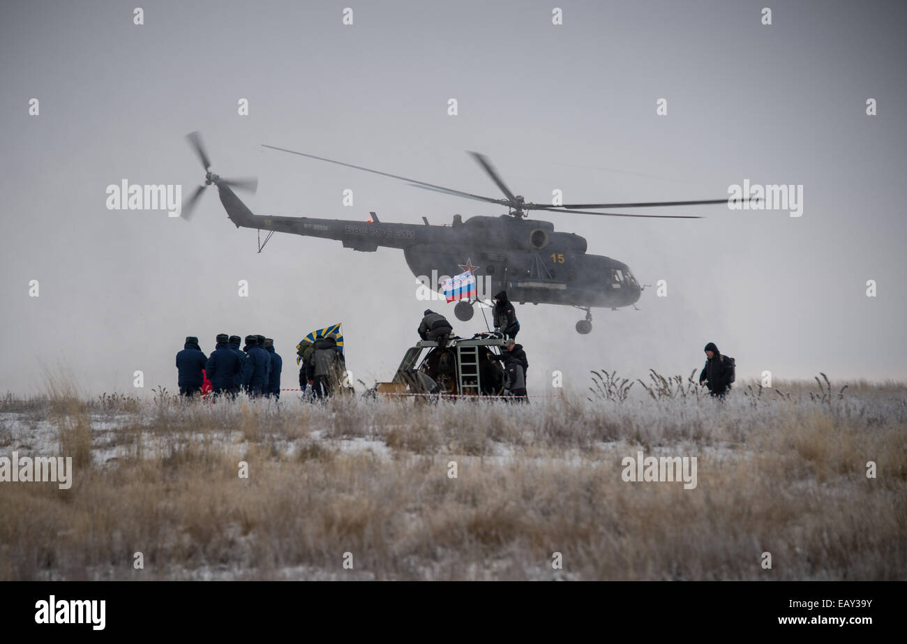 Expedition 41 successfully completed its mission with the landing of ...