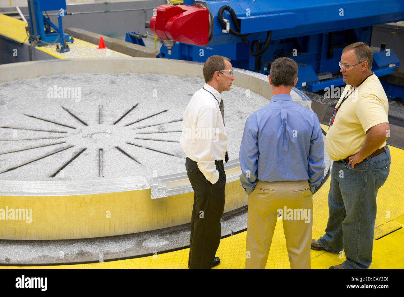 Machinists at NASA's Marshall Space Flight Center in Alabama used ...