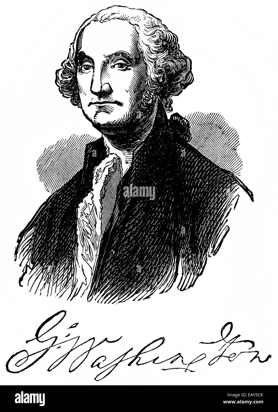 George washington 1732 1799 u s president hi-res stock photography and ...