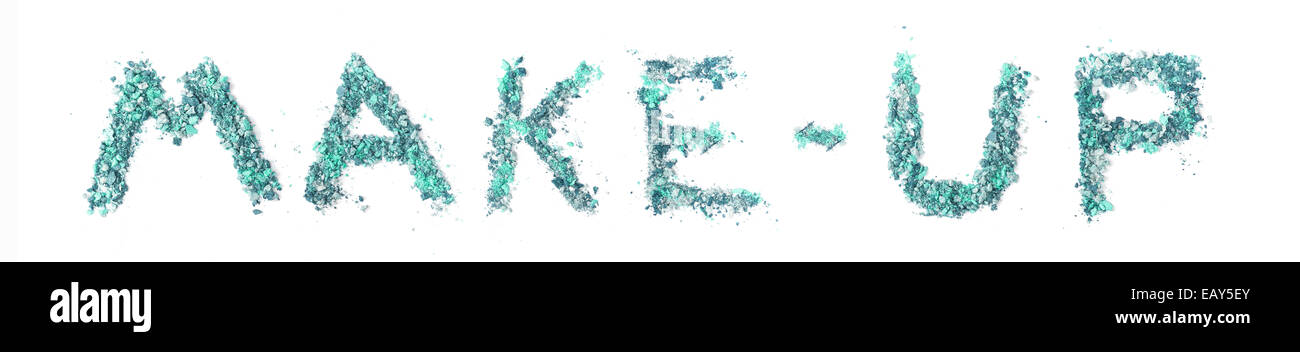 Make-up sign isolated on white background Stock Photo - Alamy