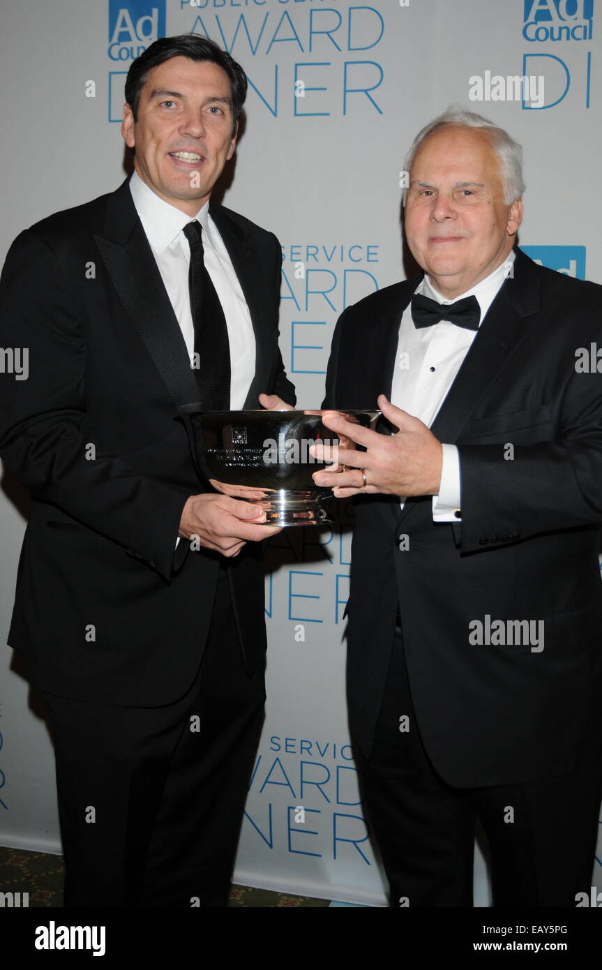 New York, New York, USA. 19th Nov, 2014. TIM ARMSTRONG and FREDERICK ...