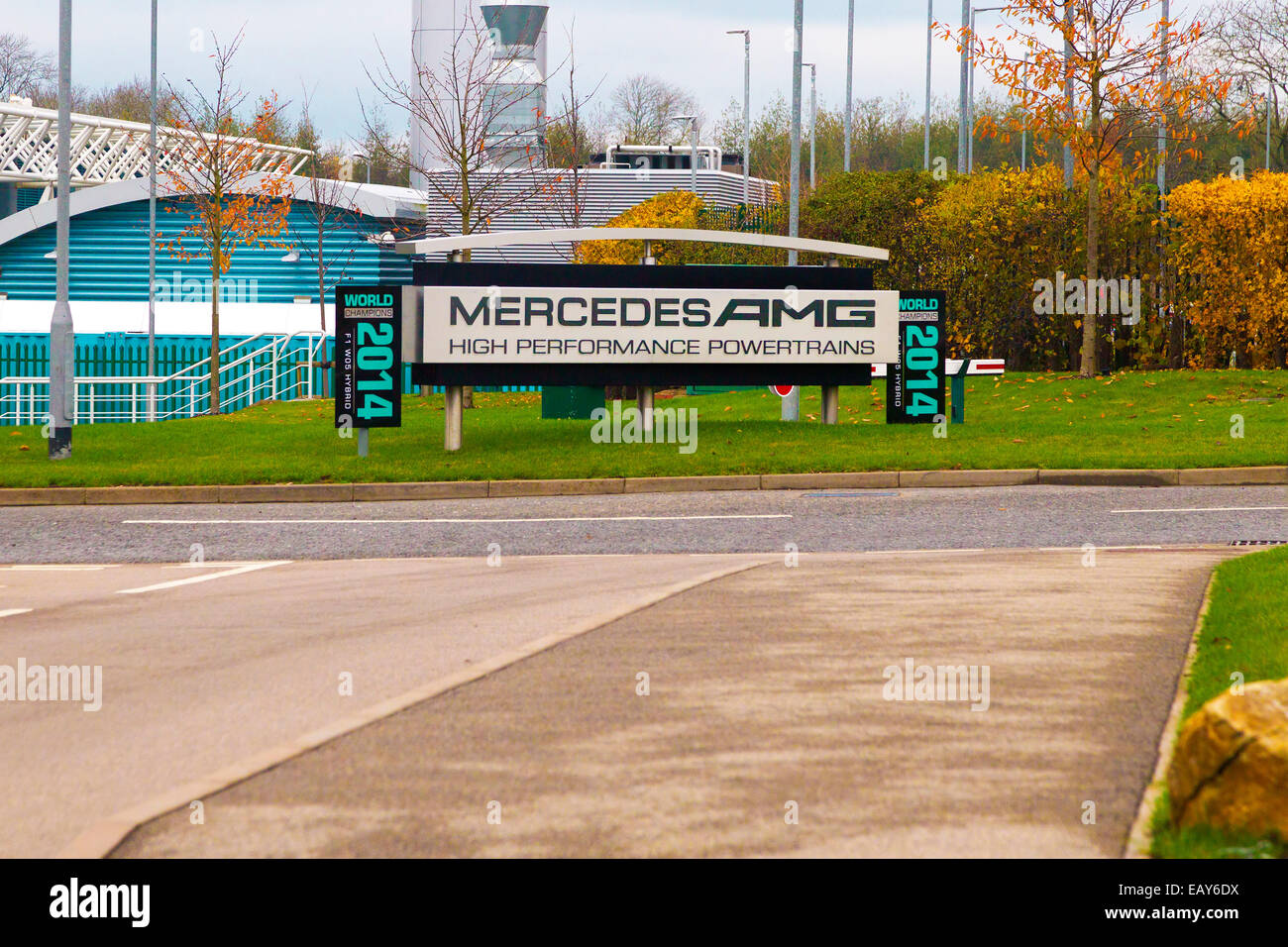 Mercedes AMG Factory Brixworth Northamptonshire Stock Photo - Alamy