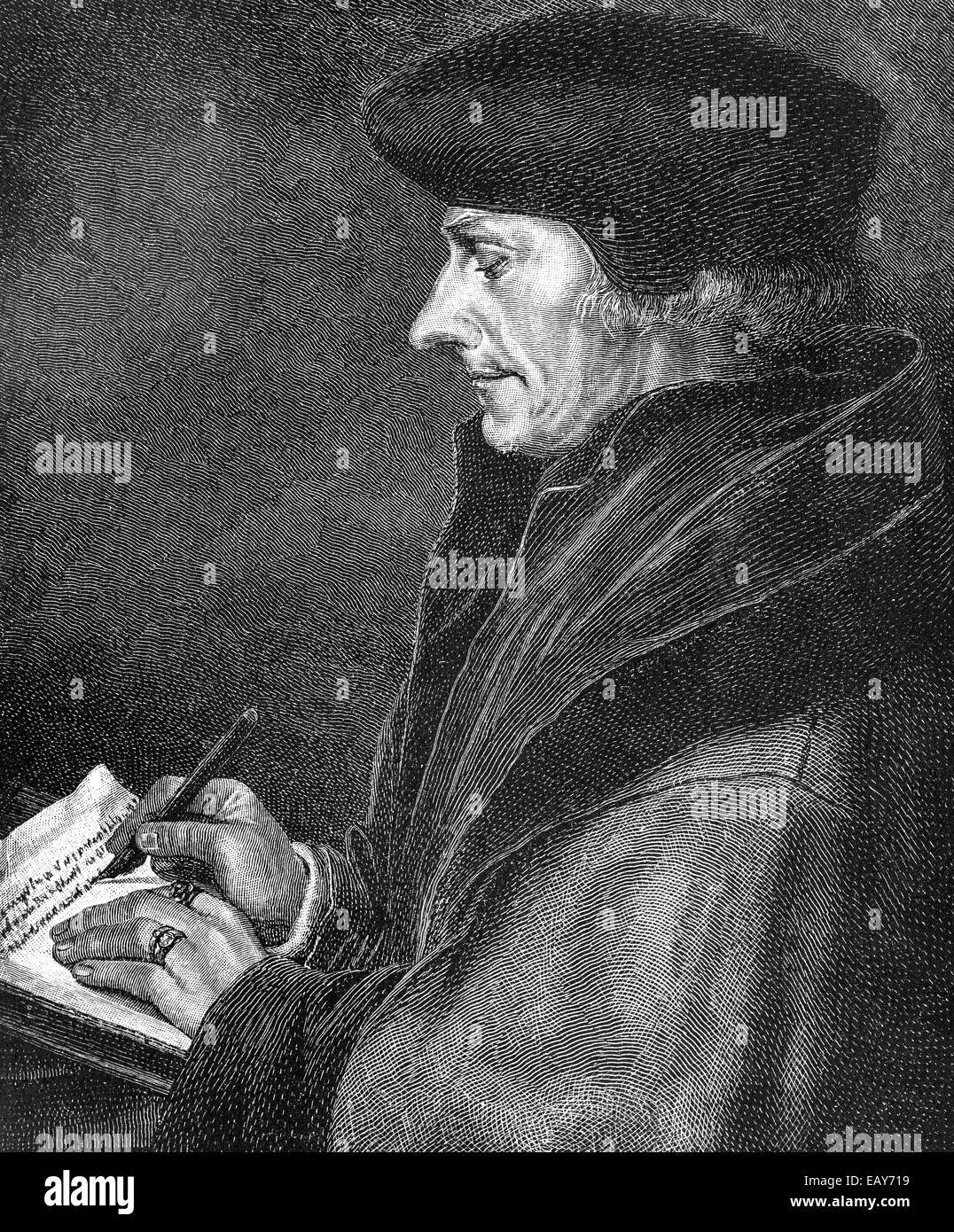Erasmus of rotterdam portrait hi-res stock photography and images - Alamy