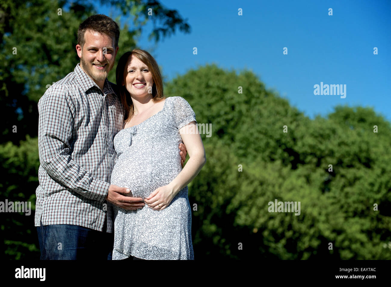 Caucasian couple newborn hi-res stock photography and images - Alamy