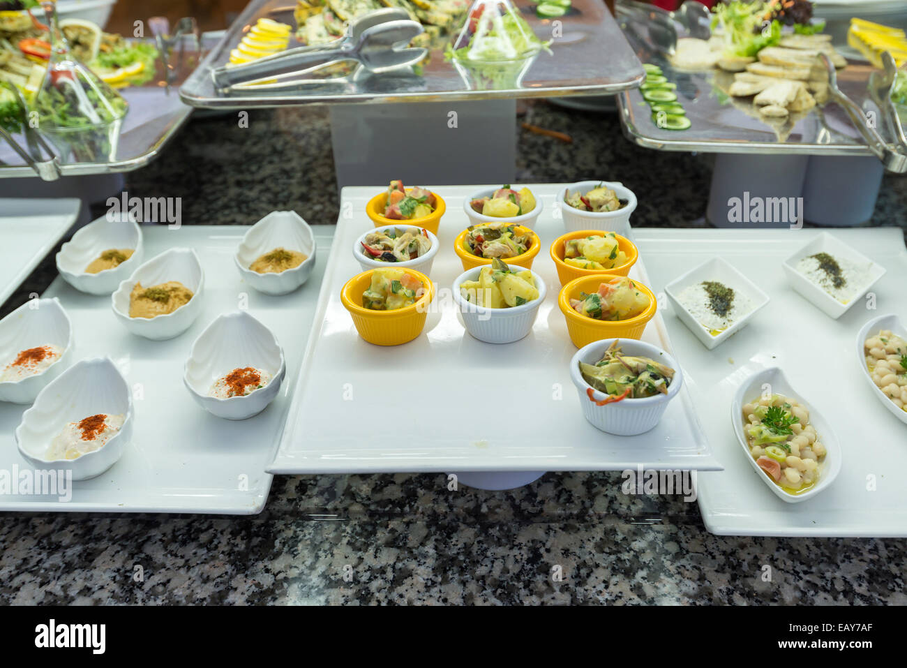 Table buffet food lunch meal hi-res stock photography and images - Alamy