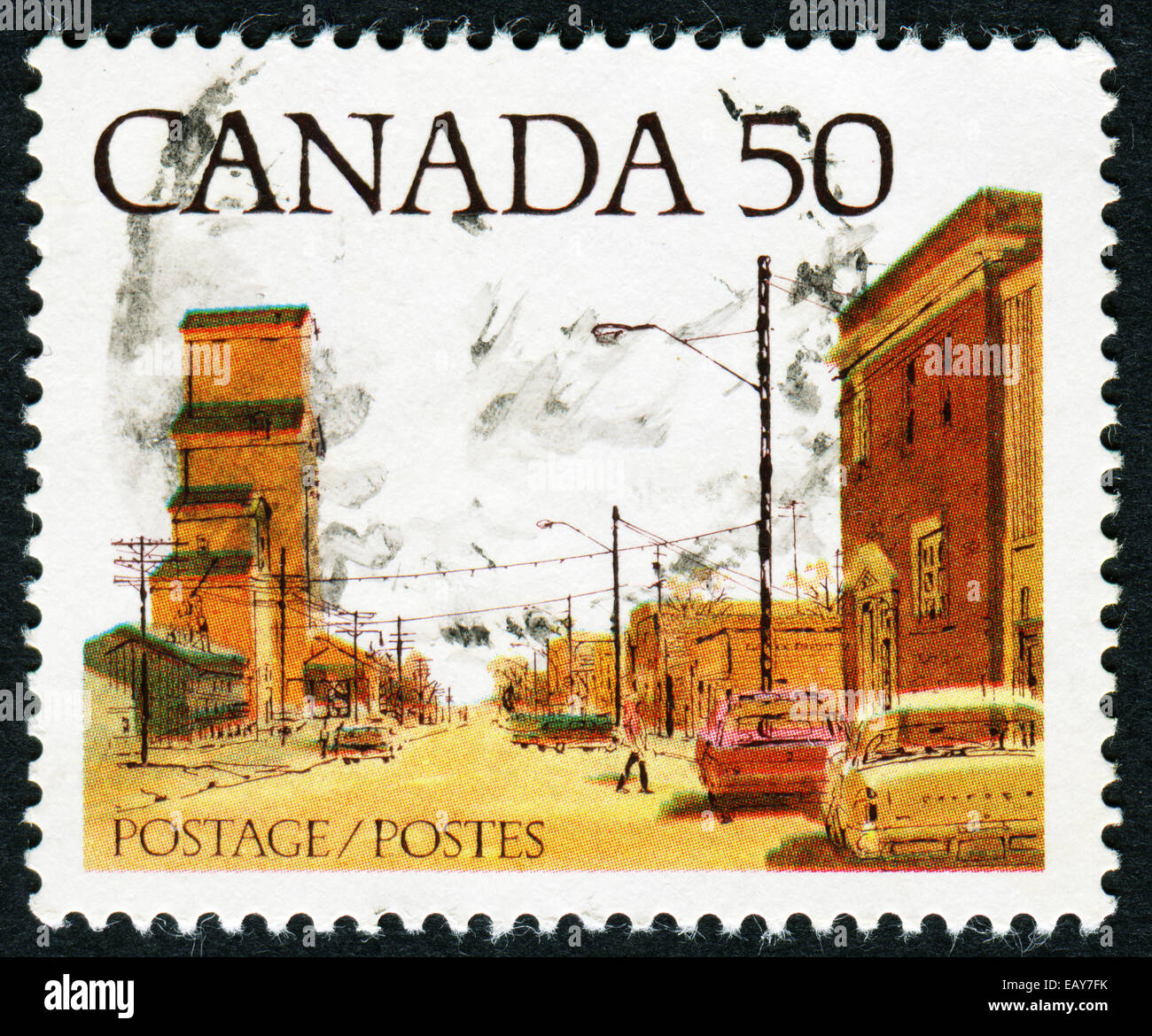Canada postage stamp architecture hi-res stock photography and images ...