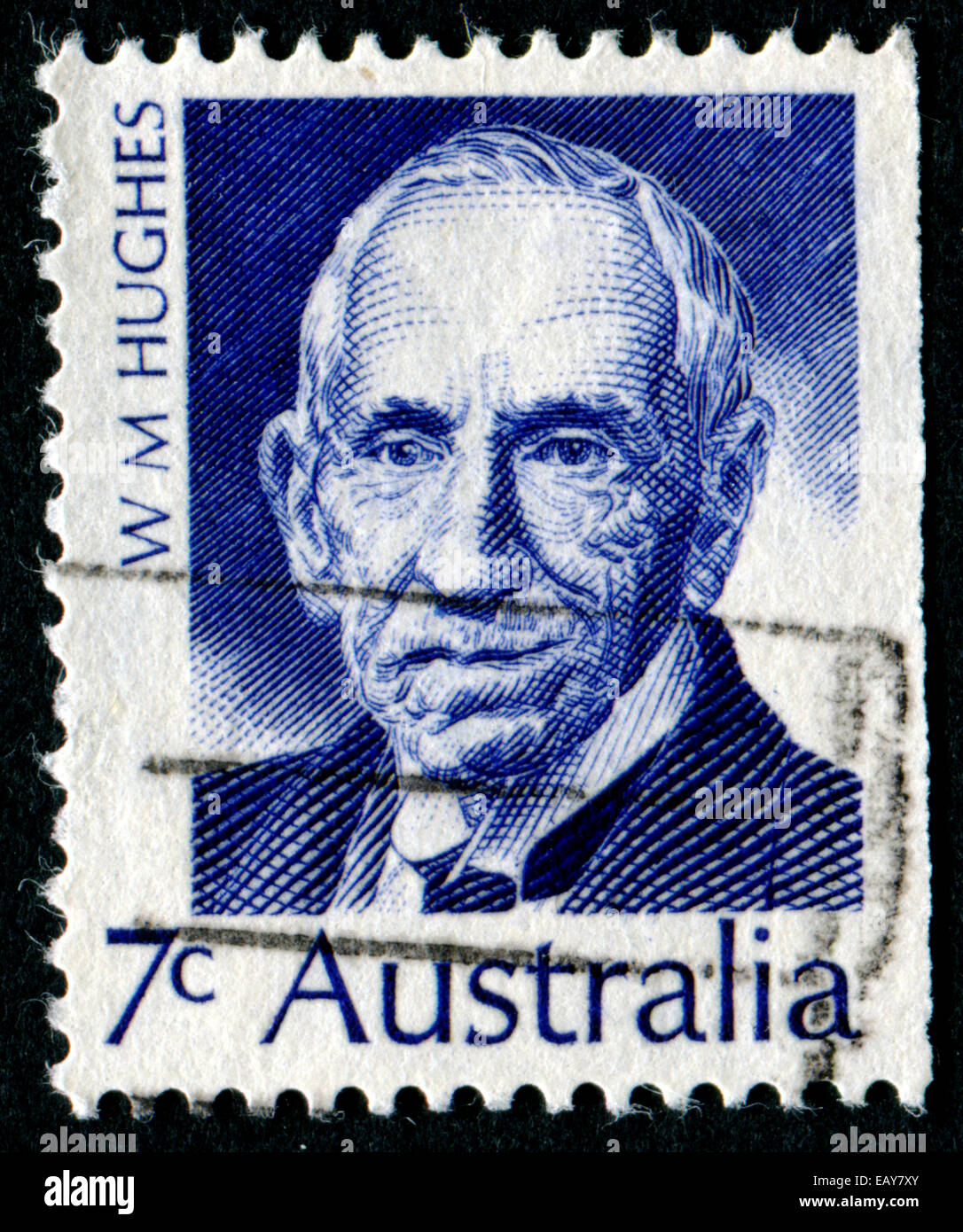 AUSTRALIA - CIRCA 1972:A Cancelled postage stamp from Australia ...