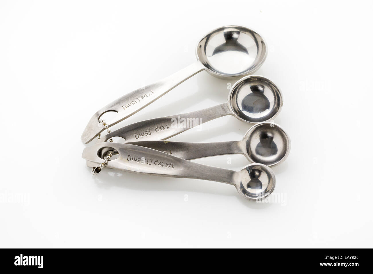 Measuring cups and spoons on the table Stock Photo - Alamy