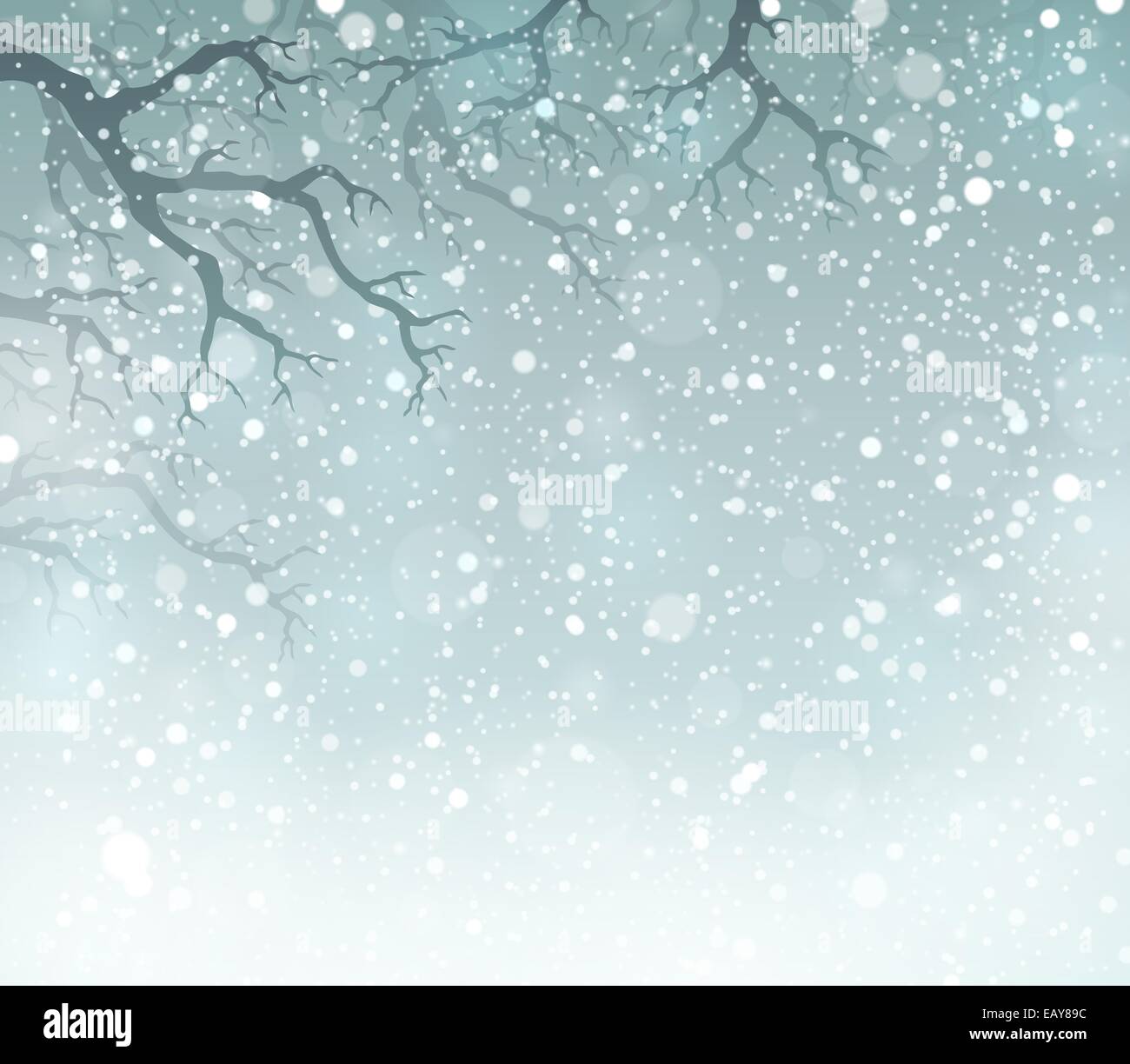 Winter theme background 5 - picture illustration Stock Photo - Alamy