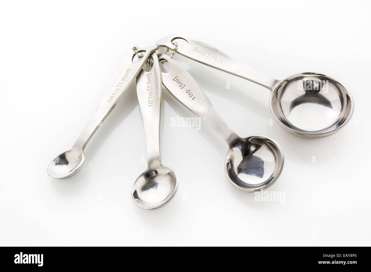 Measuring cups and spoons on the table Stock Photo - Alamy