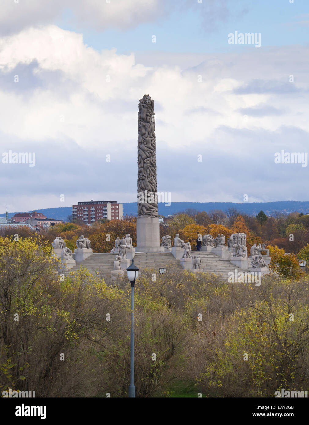 Frognerparken, Gustav Vigeland sculpture park, Oslo Norway different ...