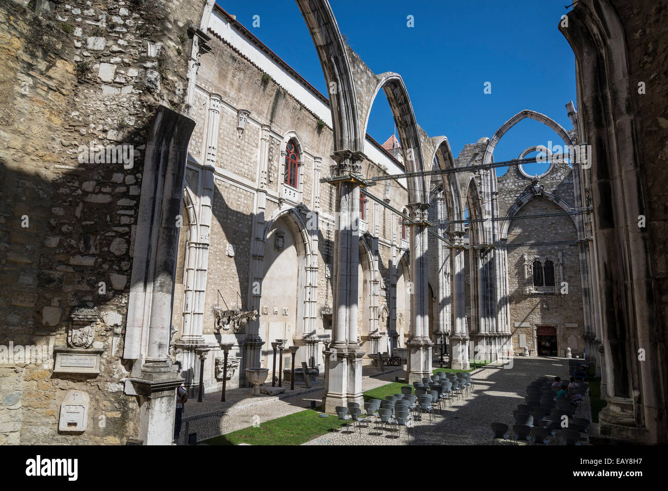 Carmo Convent and church, Lisbon, Portugal Stock Photo - Alamy